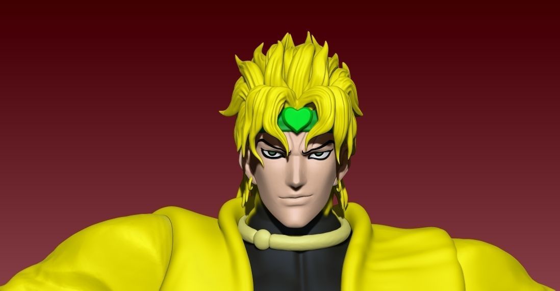 DIO BRANDO AND THE WORLD - JOJO BIZARRE ADVENTURE - 3D PRINT 3D model ...