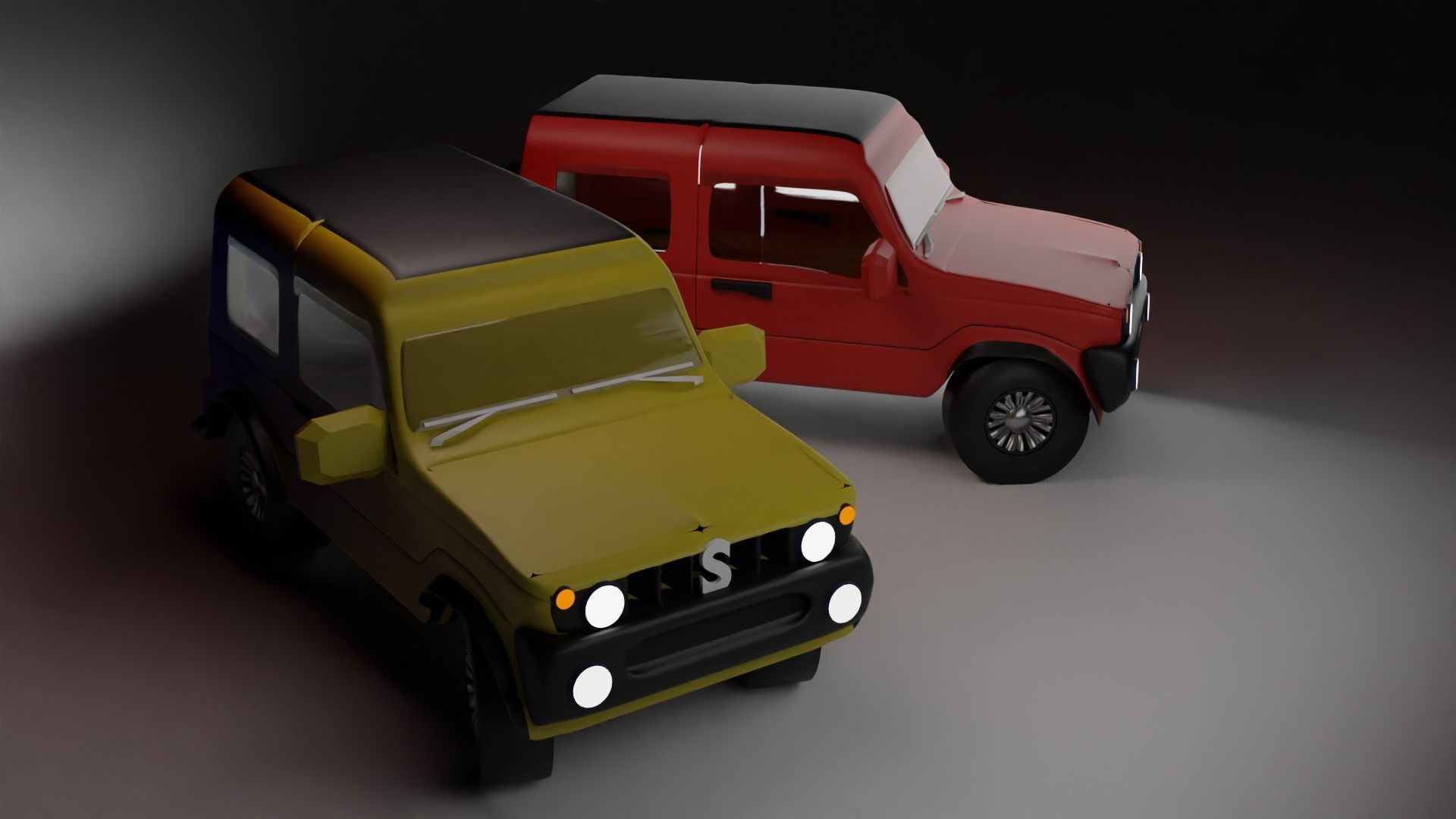 3D model Jimmy Jeep Electric car VR / AR / low-poly | CGTrader