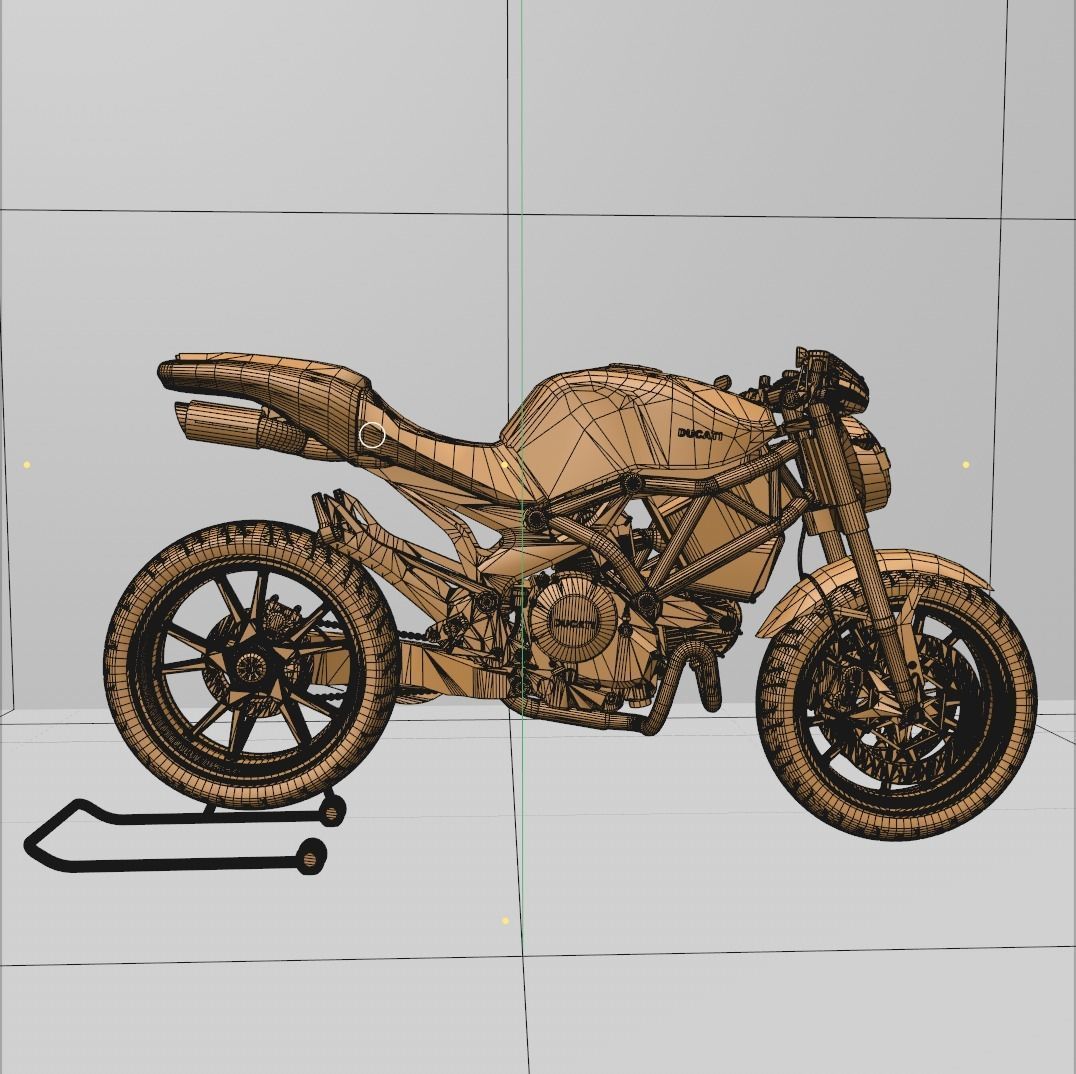 DUCATI MOTOCYCLE 3D model | CGTrader