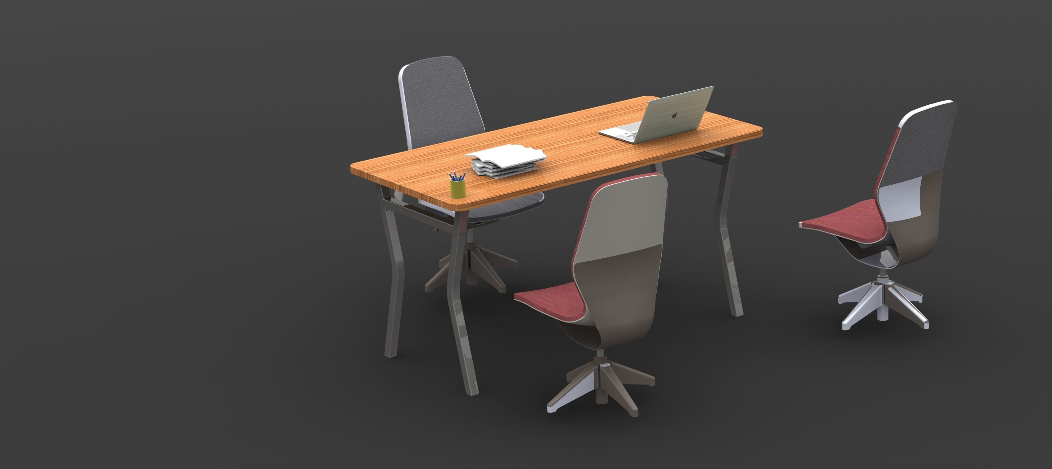 High Quality 3D model of Office Desk 3D model | CGTrader