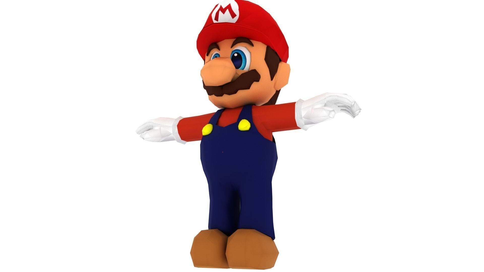 3D model Super Mario VR / AR / low-poly | CGTrader