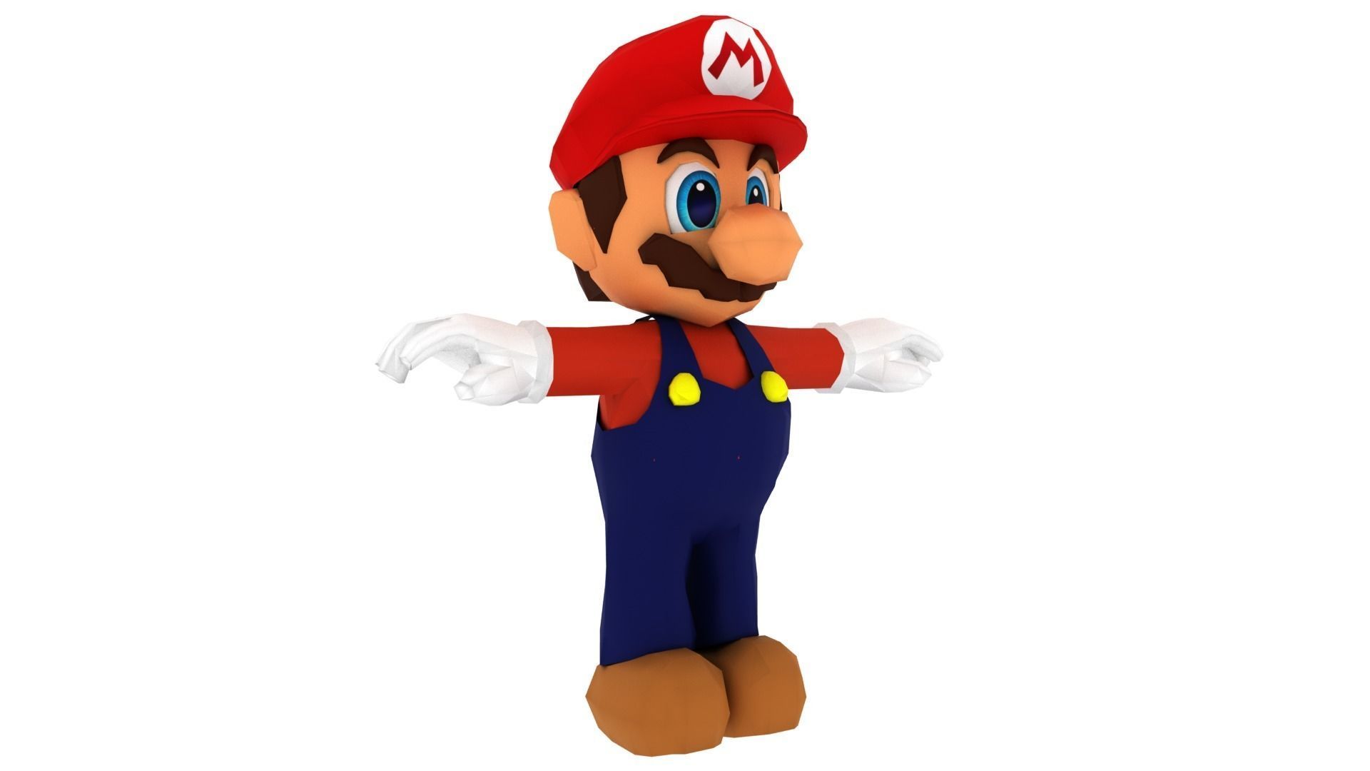 3D model Super Mario VR / AR / low-poly | CGTrader