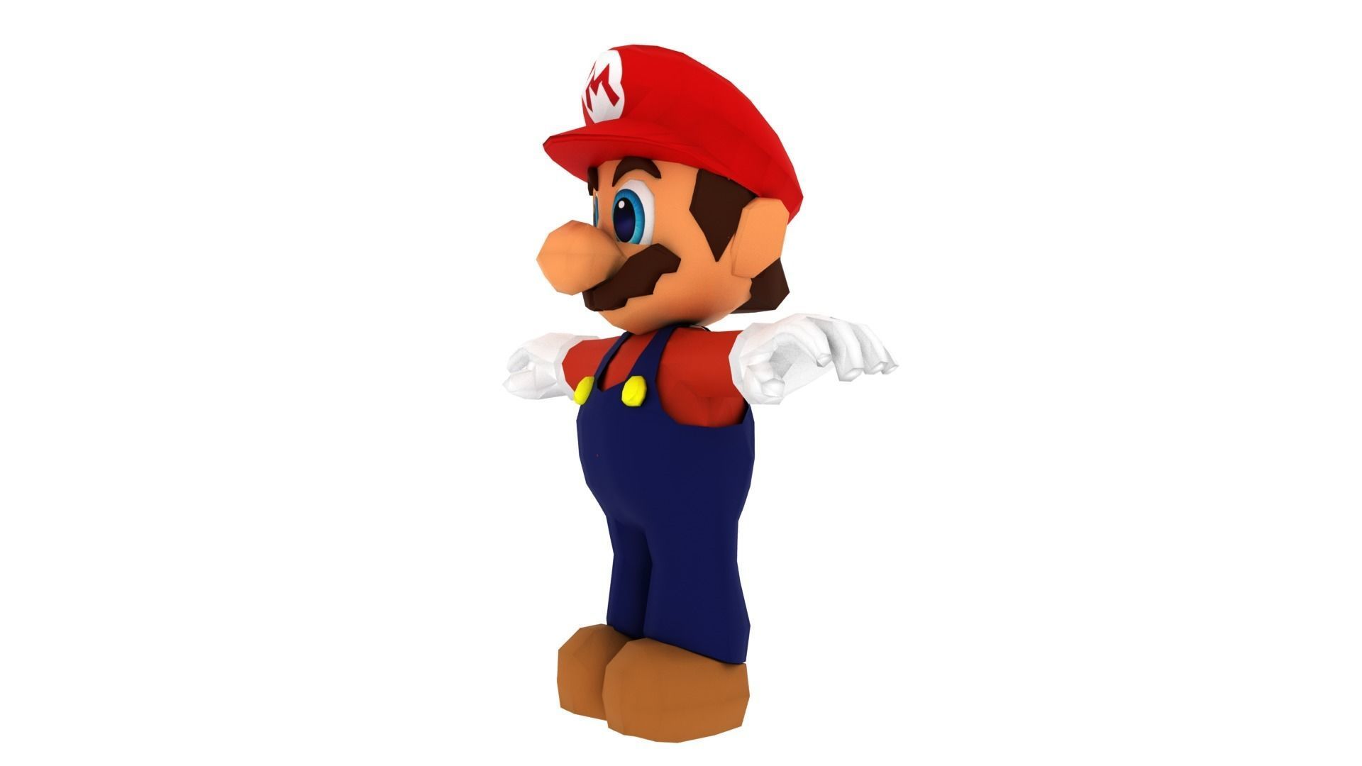 3D model Super Mario VR / AR / low-poly | CGTrader