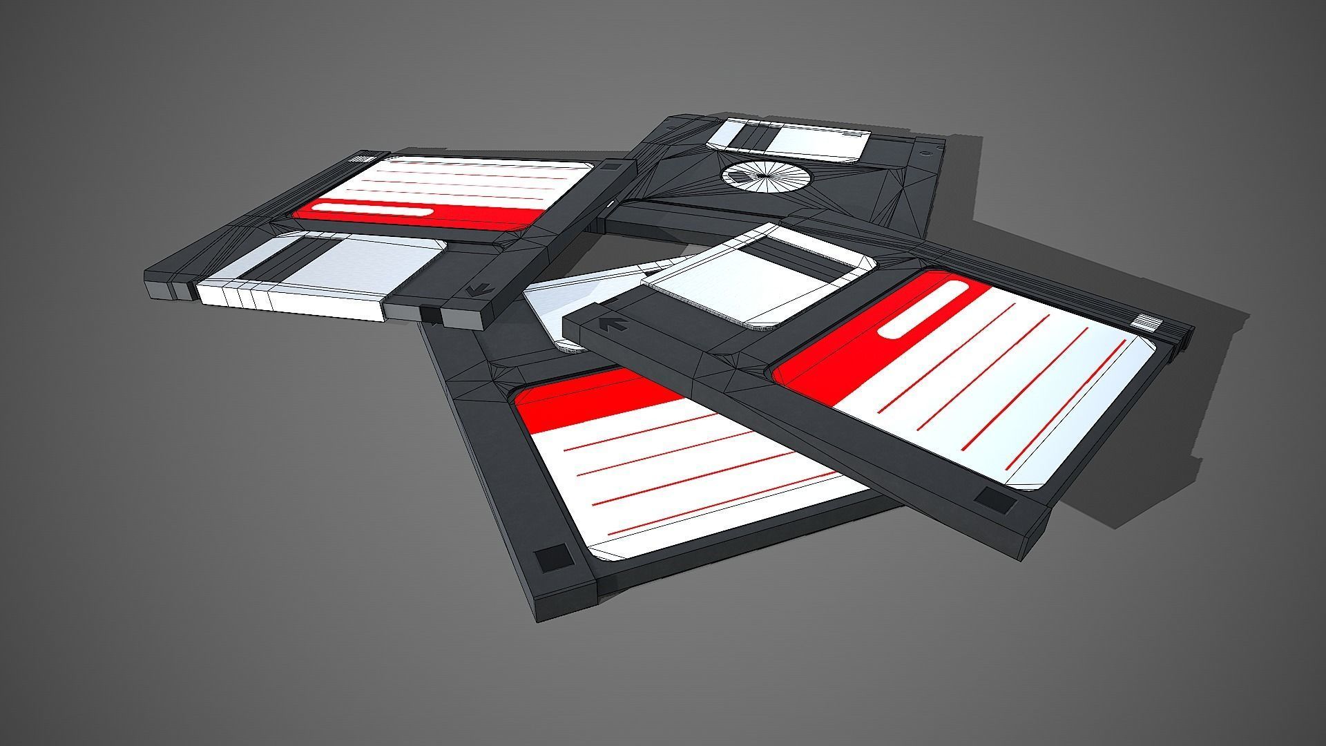3D model DISKETTE REALISTIC STYLIZED VR / AR / low-poly | CGTrader