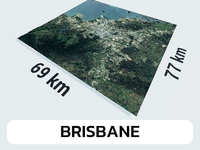 Brisbane Australia City Landscape 3D Model 3D model | CGTrader