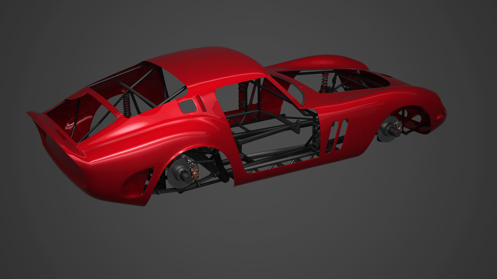 Chassis Frame Collection Vr Ar Low Poly Cgtrader