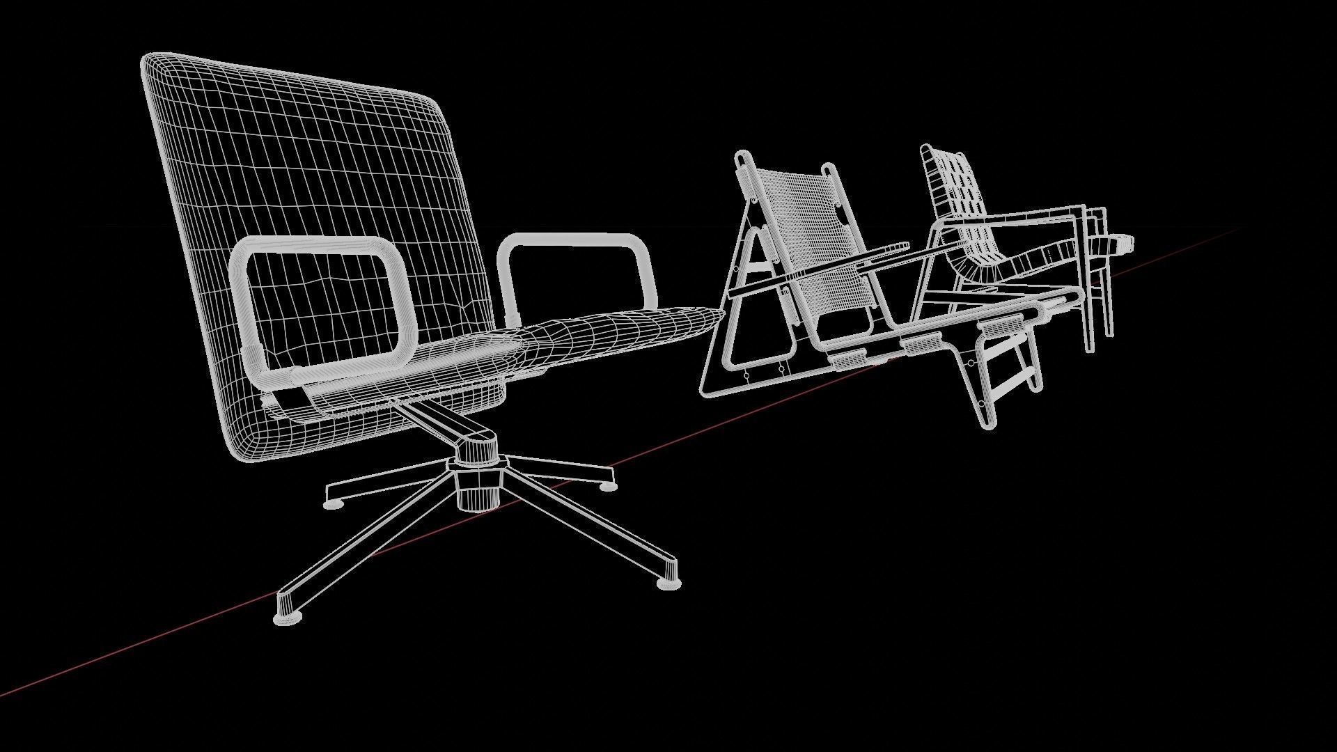 Chairs 3D model | CGTrader
