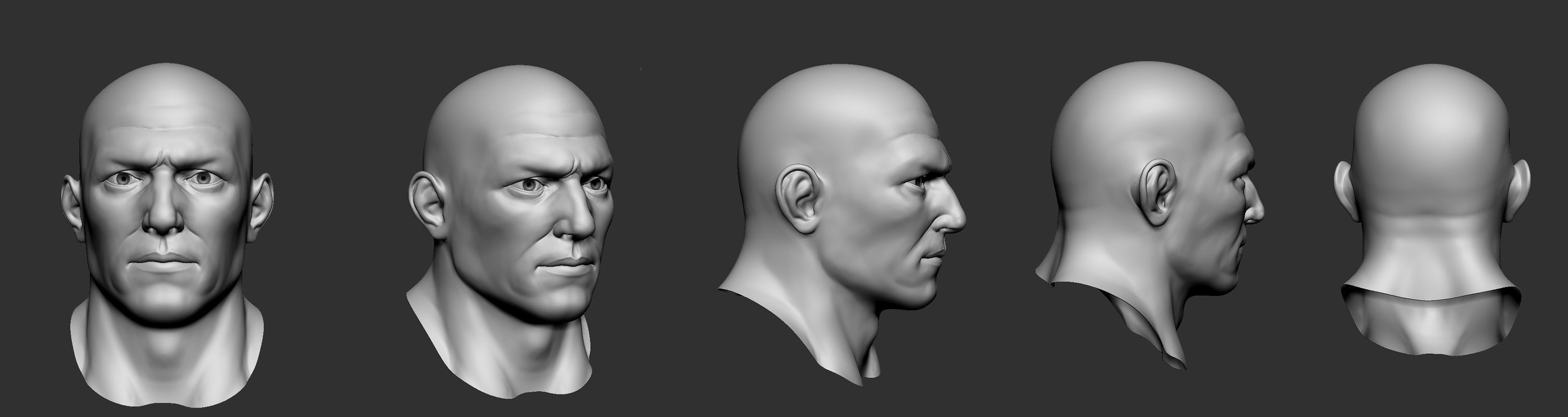 Heads BaseMesh HighPoly 3D model | CGTrader