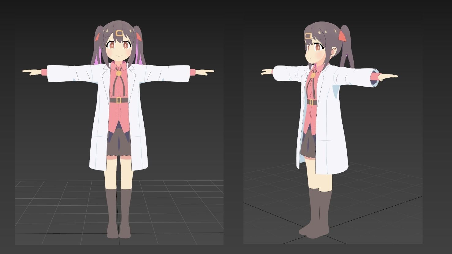 Mihari onimai avatar VRChat 3D model rigged | CGTrader