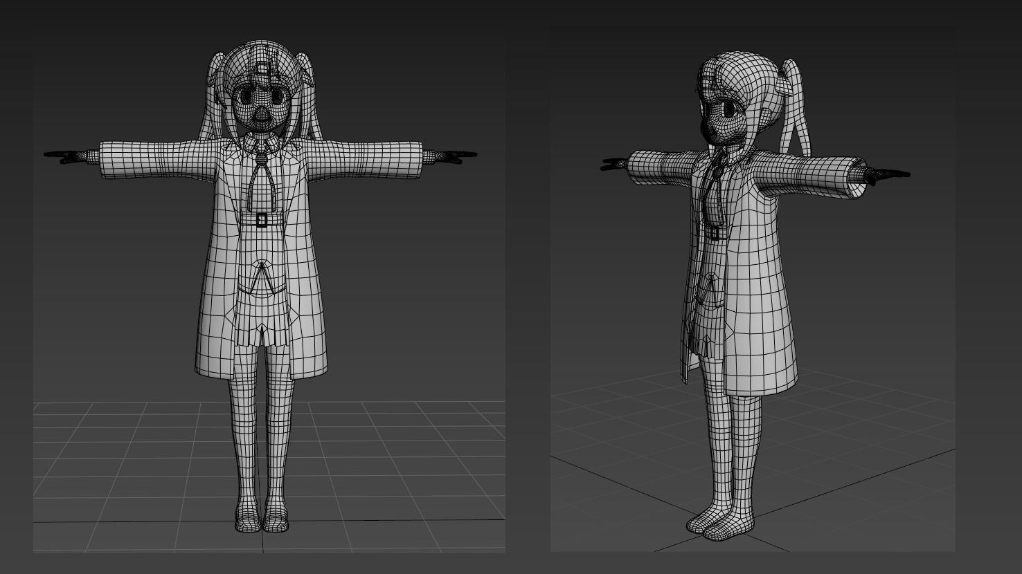 Mihari onimai avatar VRChat 3D model rigged | CGTrader