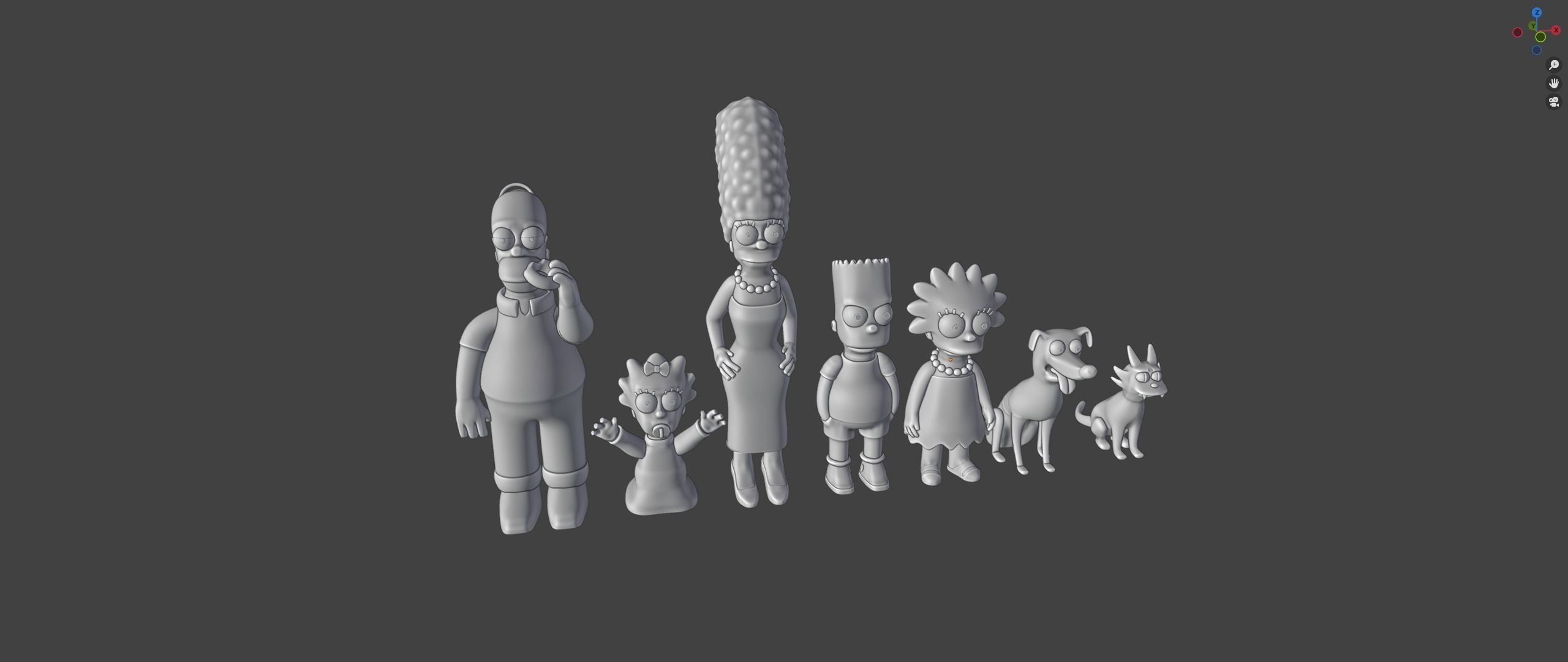 The Simpsons Pack 3D model 3D printable | CGTrader