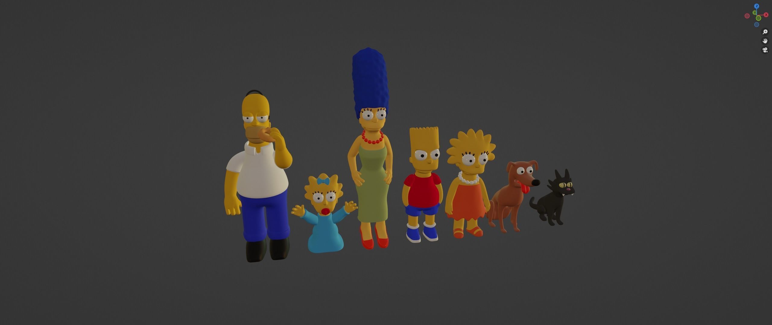 The Simpsons Pack 3D model 3D printable | CGTrader