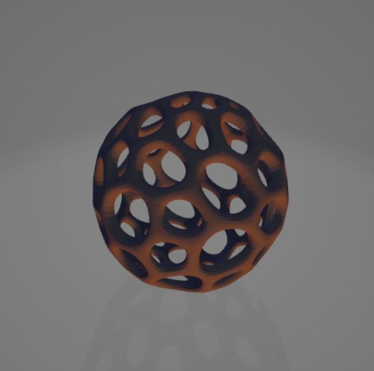Voronoi Sphere - Printable 3D model 3D printable | CGTrader