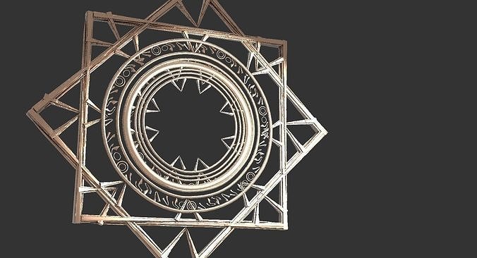 Dr Strange Influenced Magic pattern 9 3D model | CGTrader