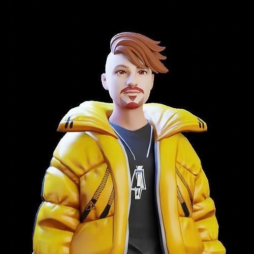 3D model 3d avatar for vrchat animation game and streaming ready VR ...