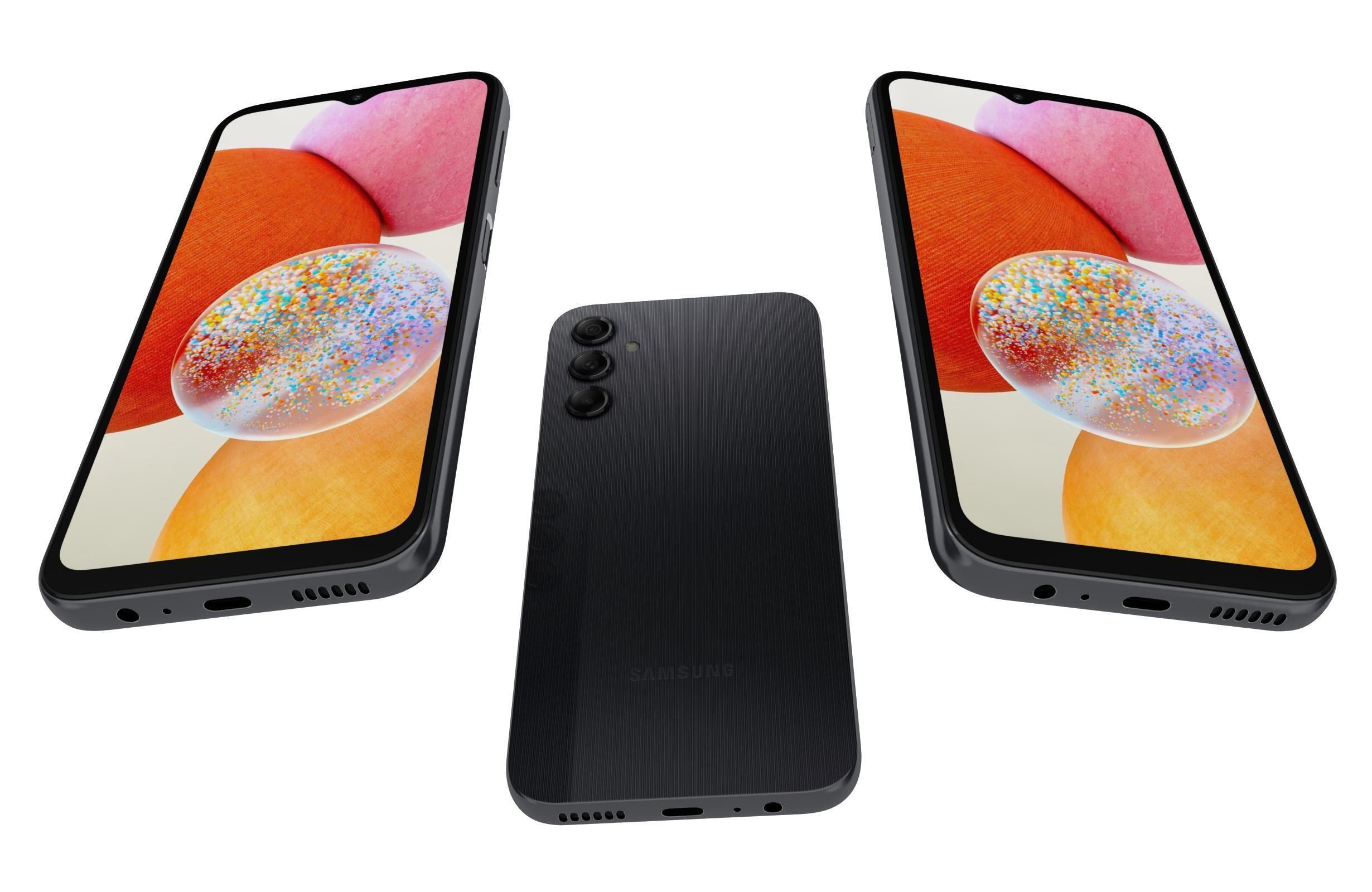 Samsung Galaxy A14 Black 3D model | CGTrader