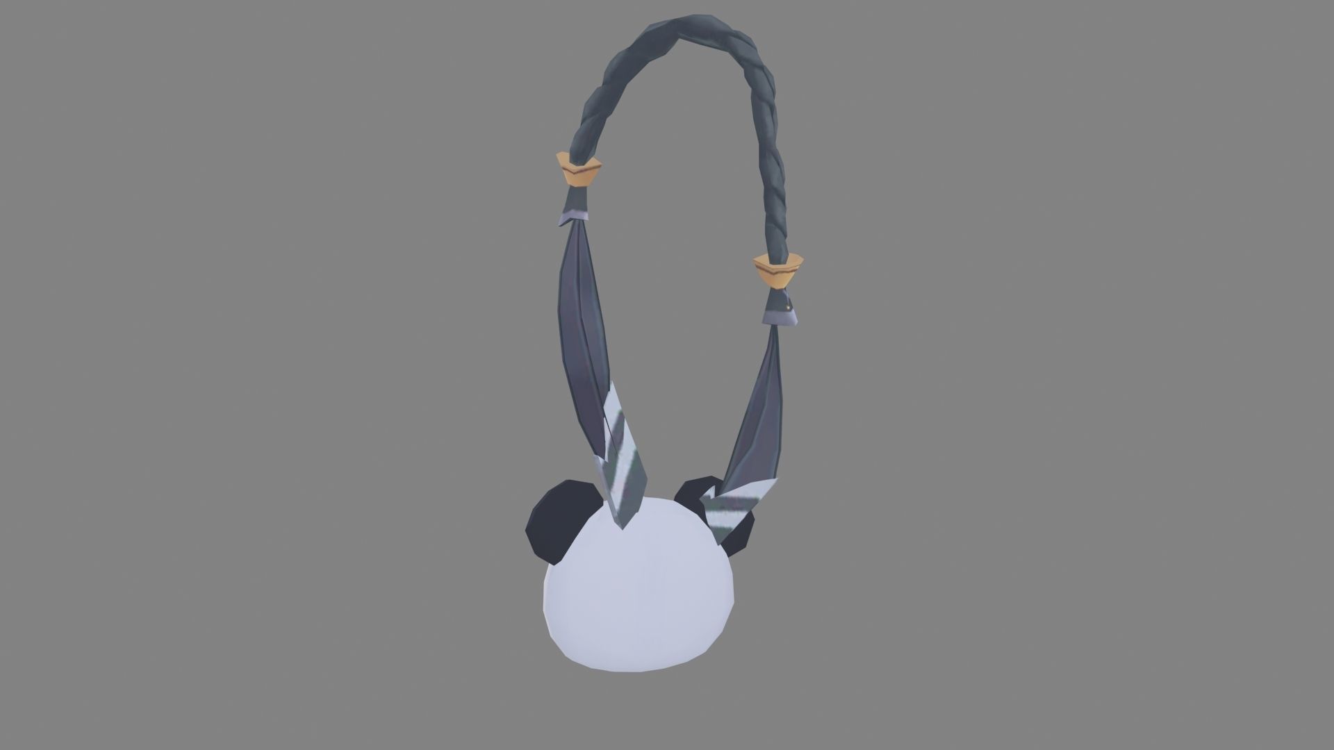 3D model Cartoon panda satchel VR / AR / low-poly | CGTrader