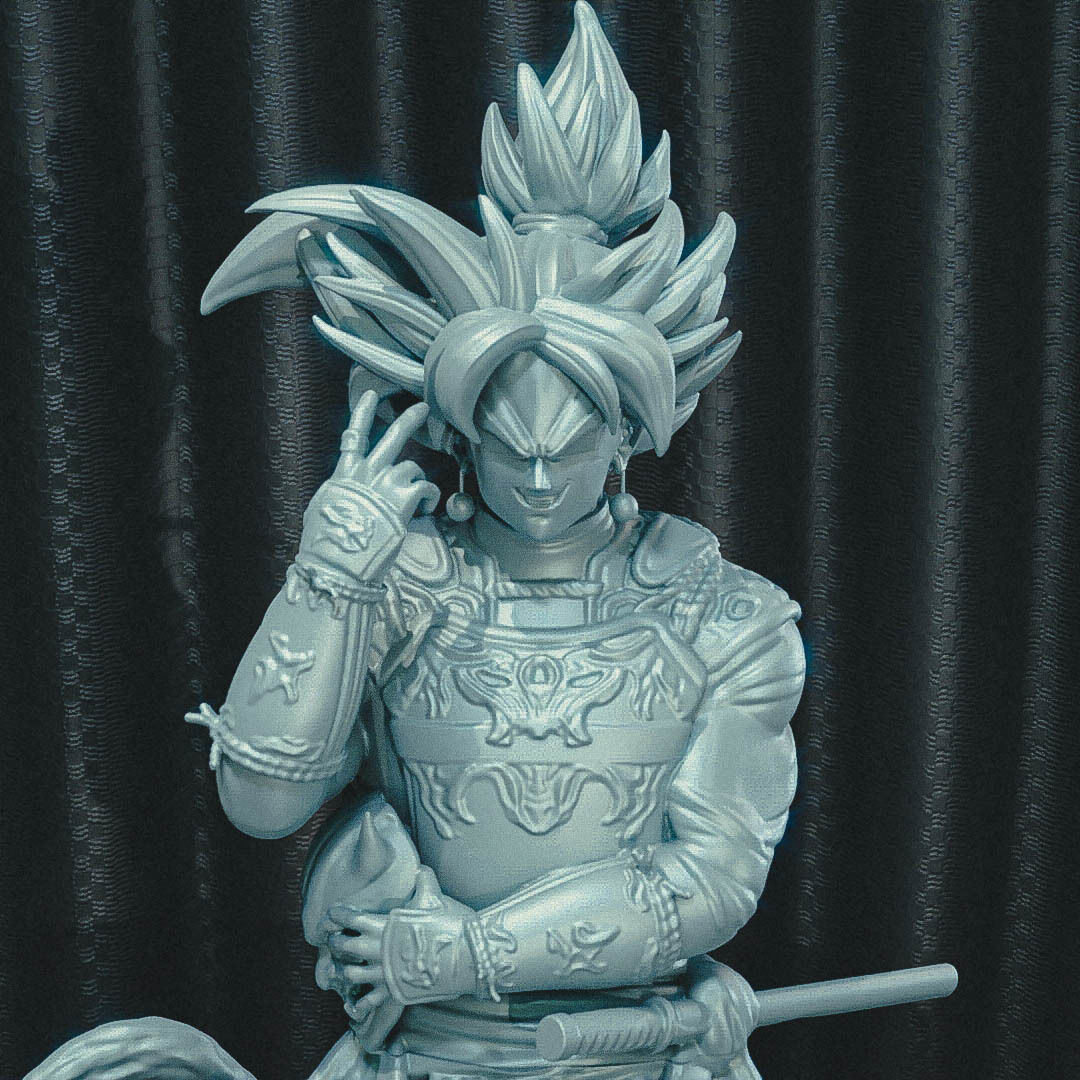 Goku Samurai Rose 3D model 3D printable | CGTrader