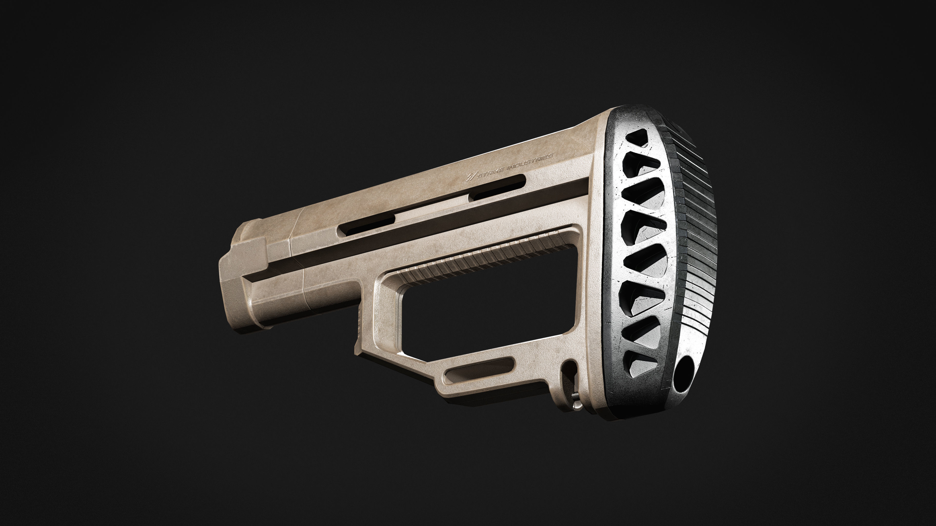 3D model Strike Industries - Modular Viper Fixed VR / AR / low-poly ...