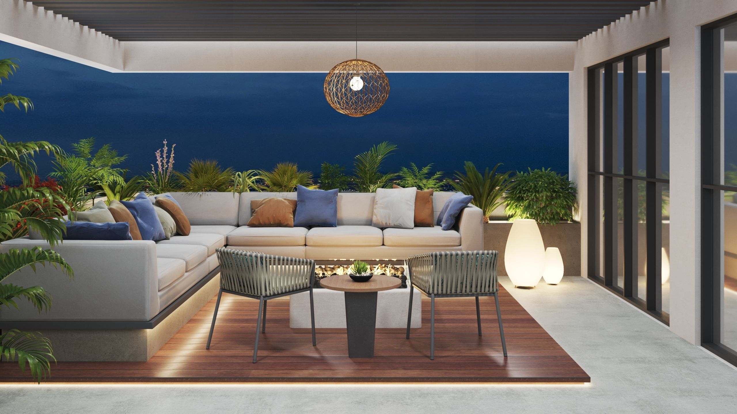 Balcony space 3D model | CGTrader