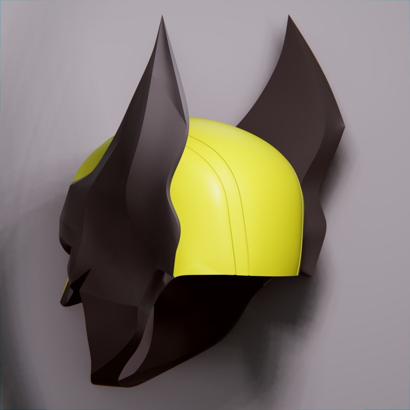 WOLVERINE CUSTOM HELMET COWL 3D model 3D printable | CGTrader