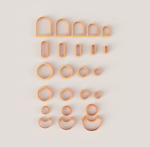 MINIMAL SET POLYMER CUTTER 3D model 3D printable | CGTrader