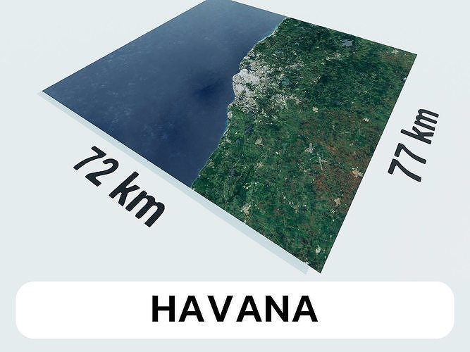 Havana Cuba City Landscape 3D Model 3D model | CGTrader