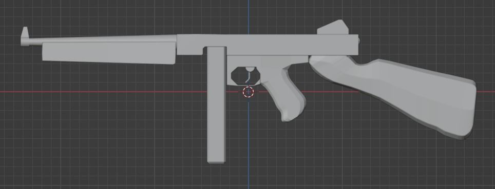 3D model M1928 Thompson SMG VR / AR / low-poly | CGTrader