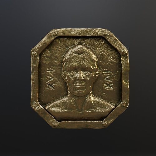 Bas Relief Coin free VR / AR / low-poly 3D model | CGTrader