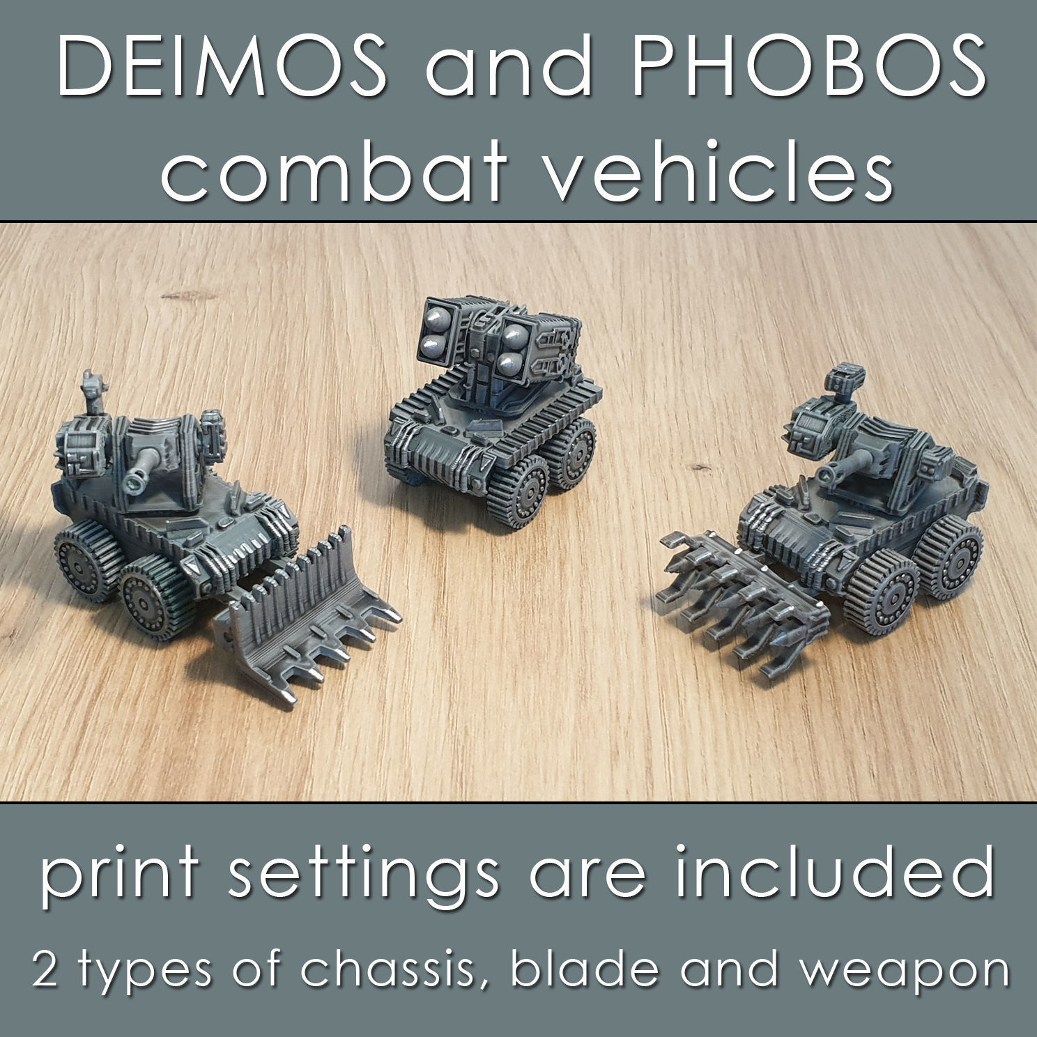 Deimos and Phobos 3D model | CGTrader