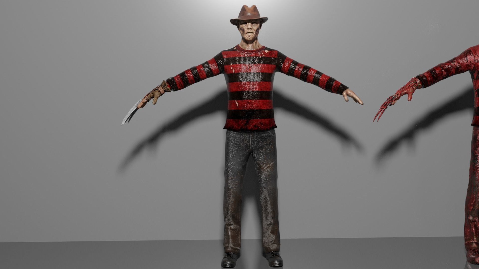 3D model Freddy Krueger VR / AR / low-poly | CGTrader