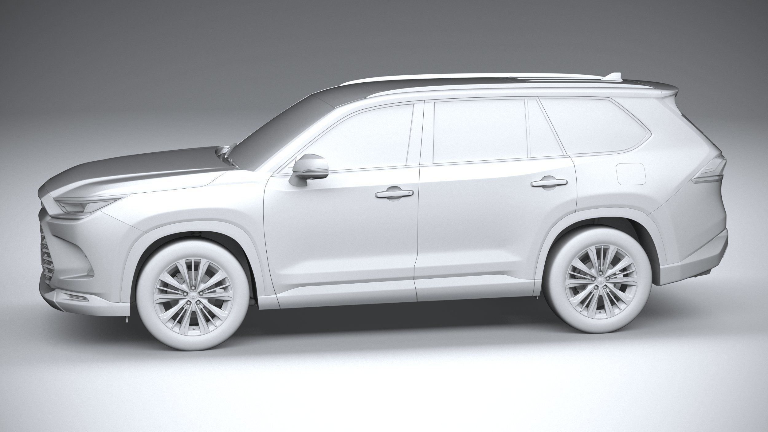 Toyota Grand Highlander 2024 3D model | CGTrader