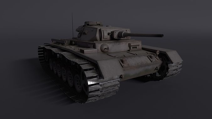 Panzer Kpfw III 3 J1 High poly 3D model | CGTrader