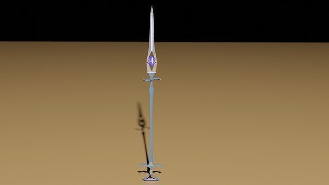 Magic spear free 3D model | CGTrader