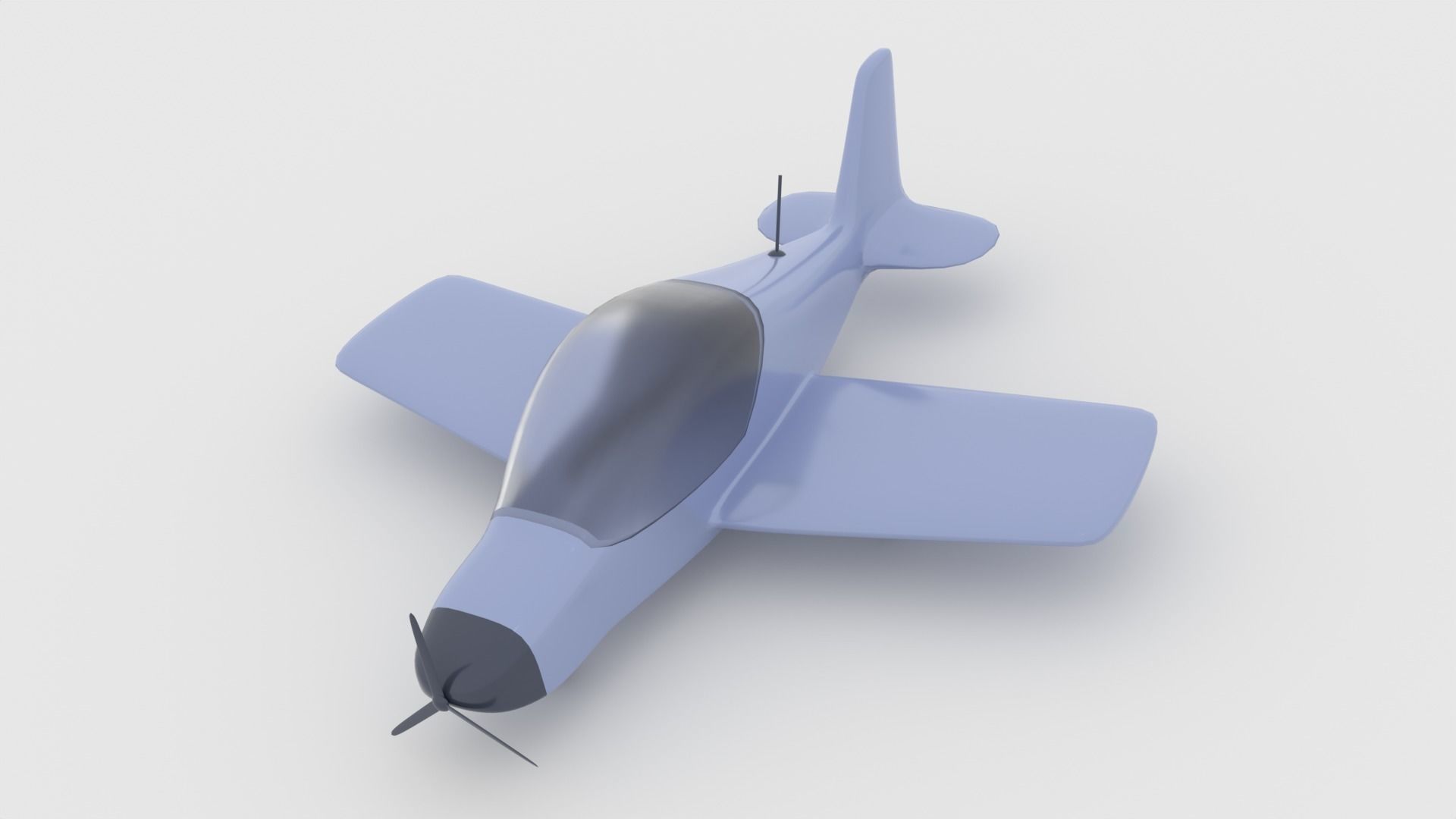 Propeller Airplane 3D animated model 3D model animated | CGTrader