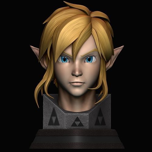 Link - Bust 3D model 3D printable | CGTrader