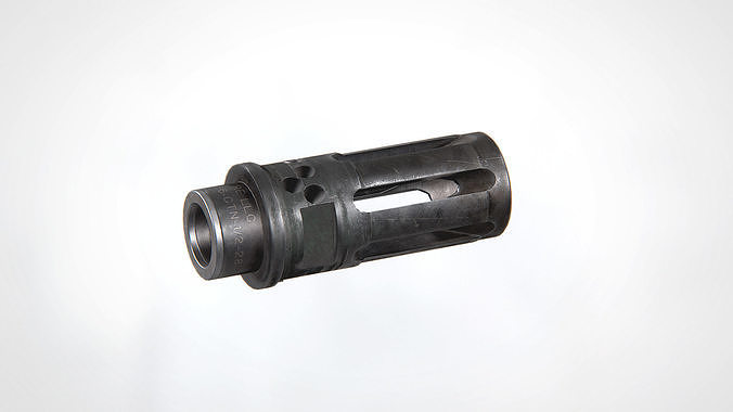3D model WARCOMP-556-CTN Flash Hider VR / AR / low-poly | CGTrader