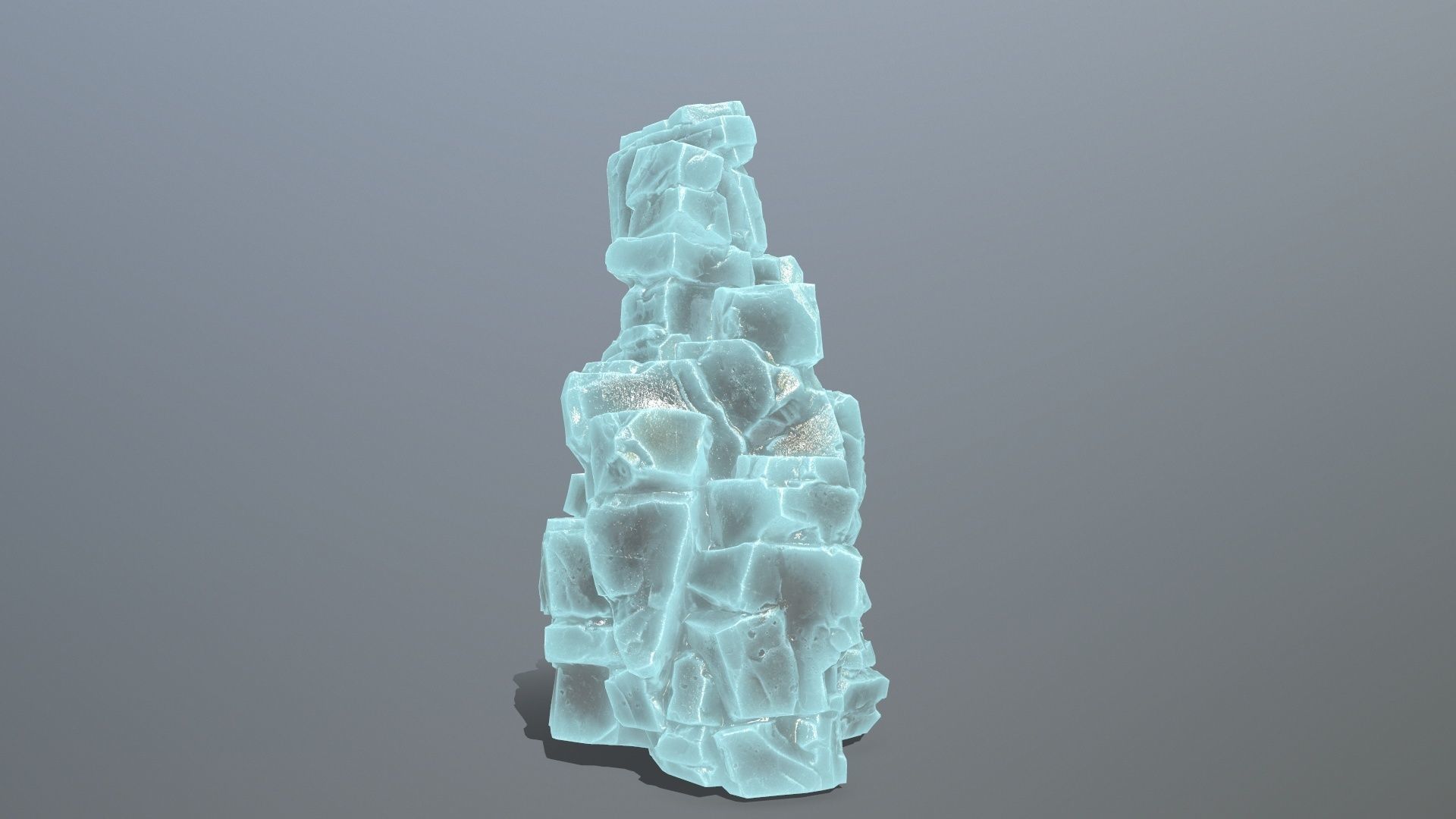 3D model ice cliff VR / AR / low-poly | CGTrader