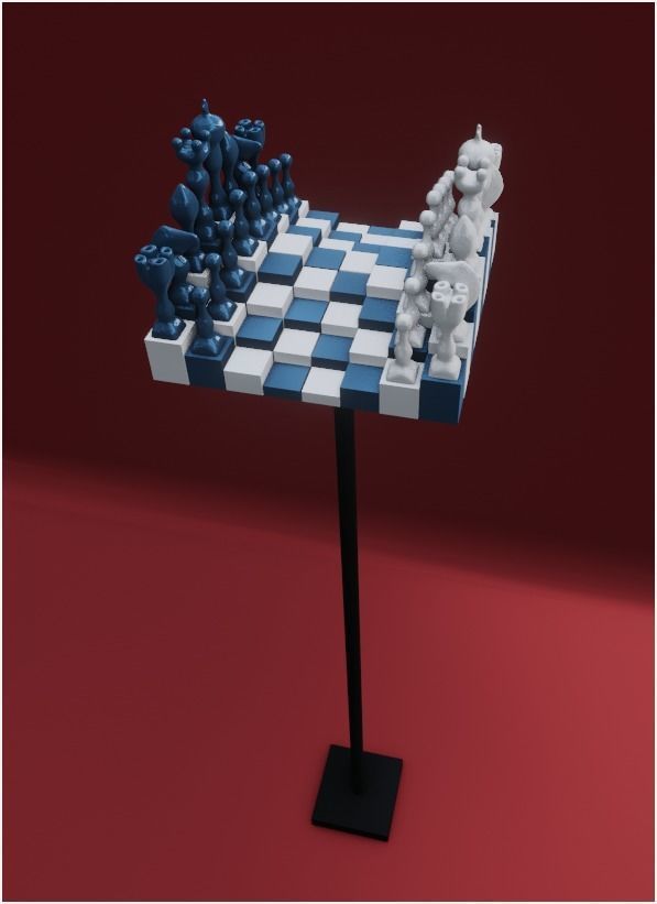 Smooth Chess 3D model | CGTrader