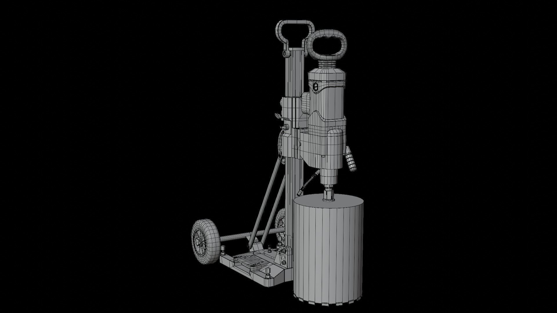 Concrete Coring 3D model | CGTrader