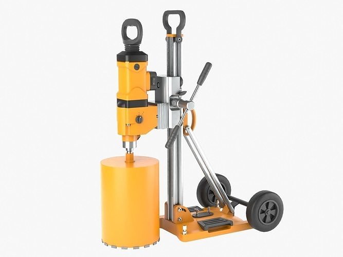 Concrete Coring 3D model | CGTrader