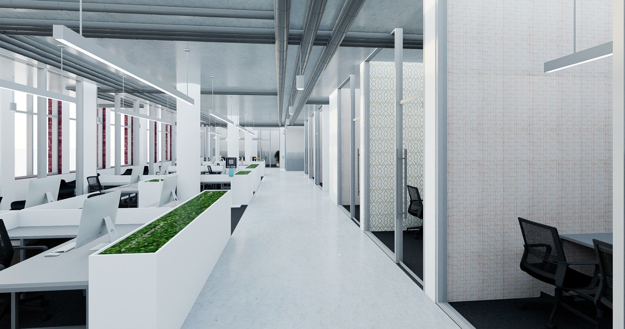 Office scenarios 3D model | CGTrader