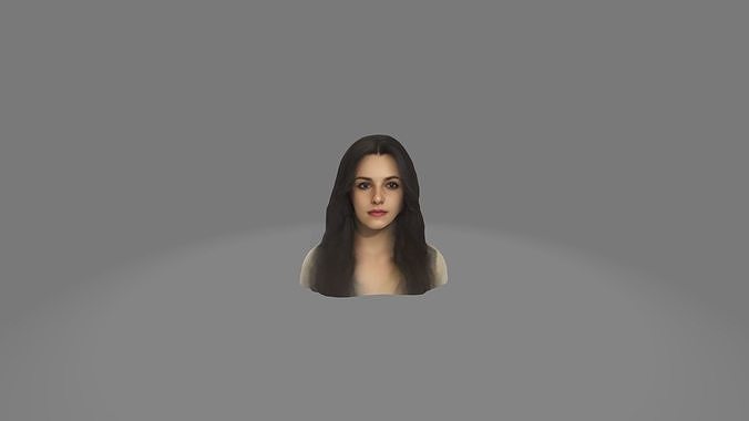 Realistic EVE 3d bust-portrait-head 3D model 3D printable | CGTrader