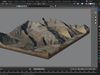 Desert Terrain Model- Endless Adventures mountain in middle o... free ...