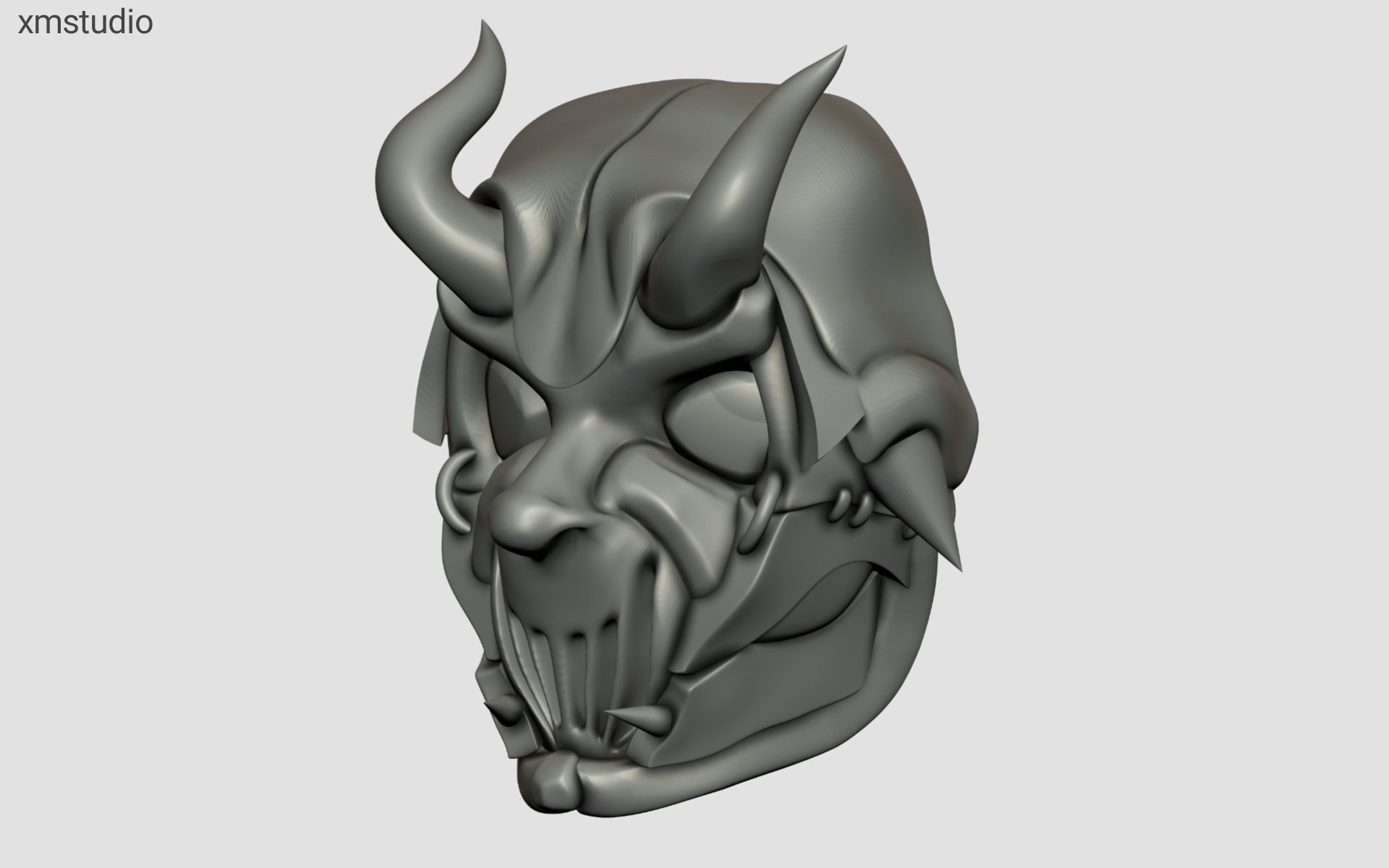 ONI MASK CYBORG 3D model 3D printable | CGTrader