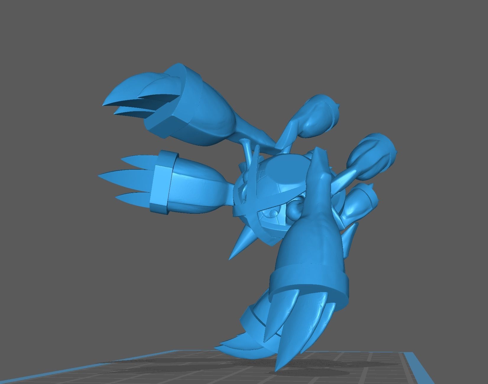 Mega Metagross pokemon 3D print model 3D model 3D printable | CGTrader