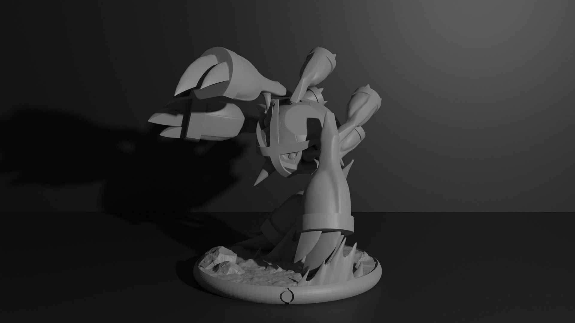 Mega Metagross pokemon 3D print model 3D model 3D printable | CGTrader