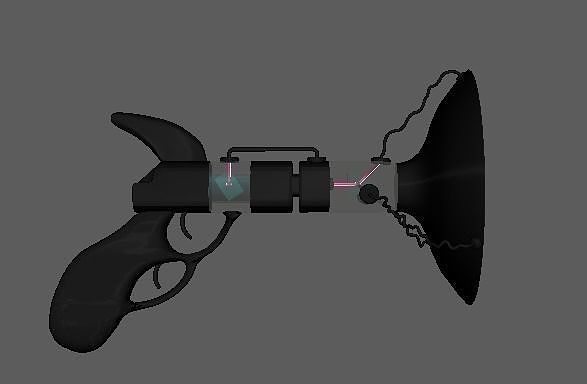 RayGun gun with light free 3D model | CGTrader