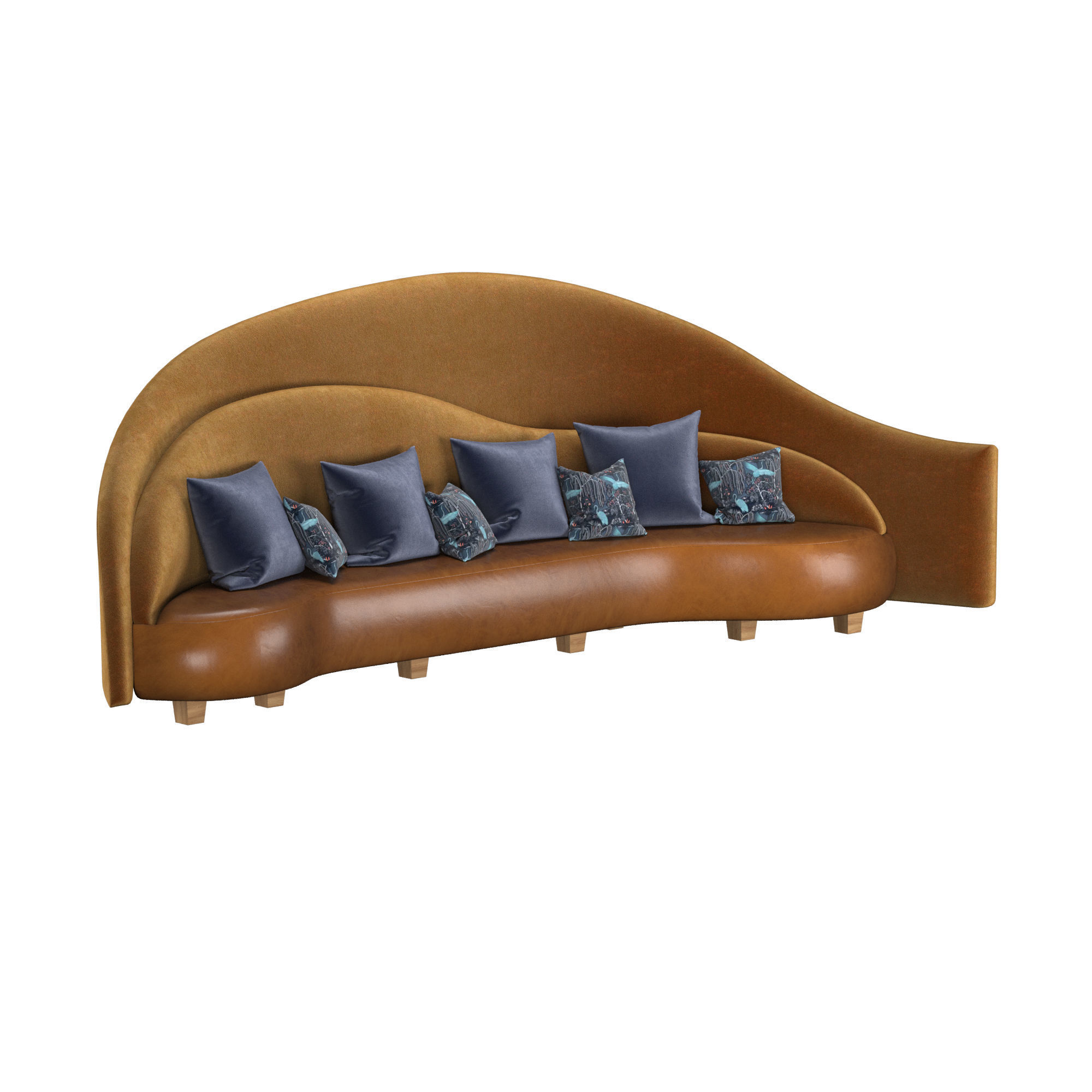 Lobby sofa Foxy 3D model | CGTrader