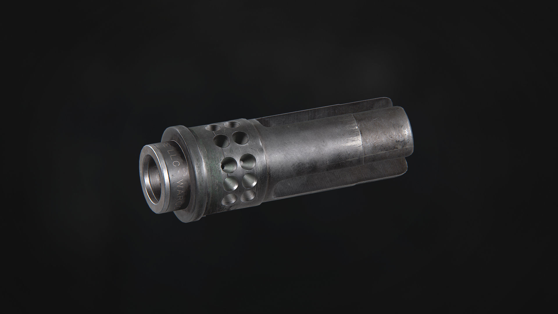 3D model WARCOMP-556 Flash Hider VR / AR / low-poly | CGTrader